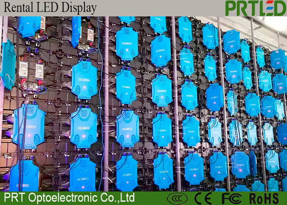 China SMD3528 LED Video Wall Rental P5 Full Color Screen Stacking Hanging / Wall Mounting supplier