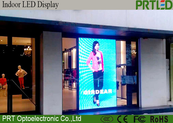 China High Resolution Indoor Advertising LED Display Shop Window P3 Indoor LED Screen supplier