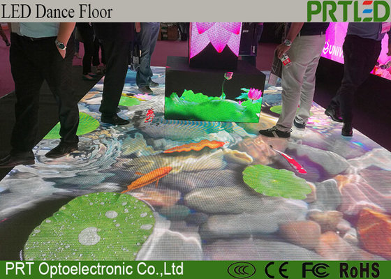China Sensitive Full Color LED Light Dance Floor P4.81 Outdoor Rental LED Floor Panels supplier